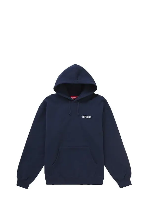Supreme Anarchy Hooded Sweatshirt - Navy Blue