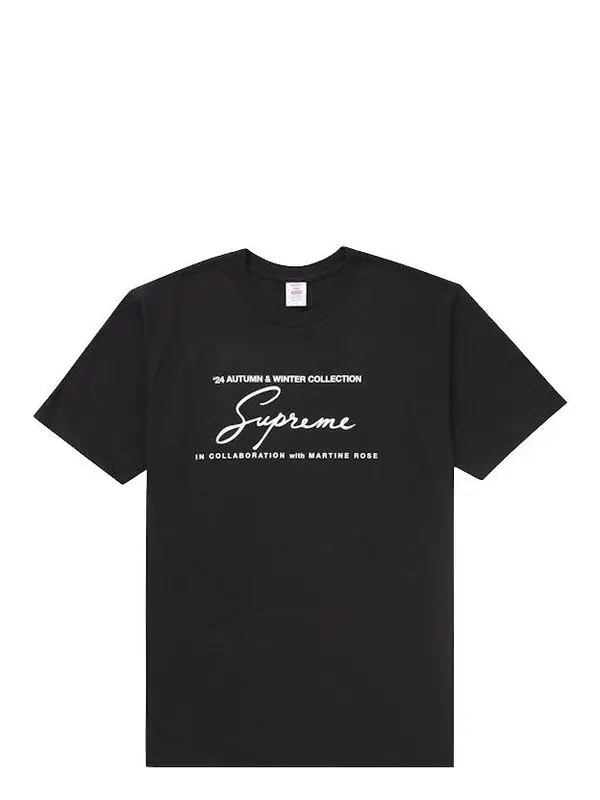 Supreme Martine Rose Tee Shirt - Black