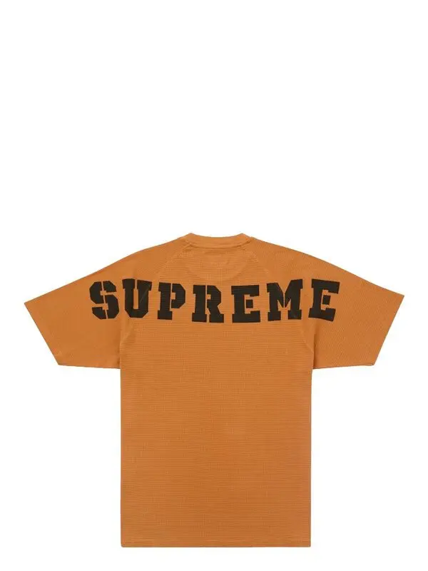 Supreme Stencil Thermal Short Sleeve Top - Orange