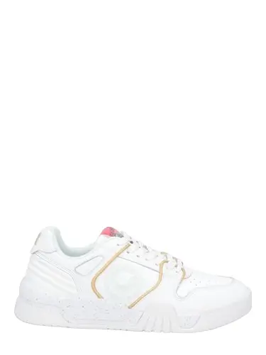 Just Cavalli Leather Low-top Sneakers - White