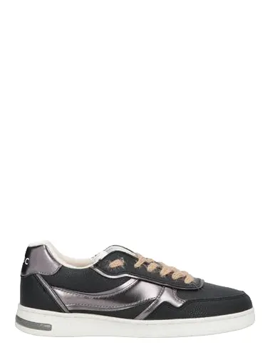 Geox X Acbc Leather Sneakers - Black