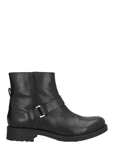 Geox Leather Ankle Boots - Black