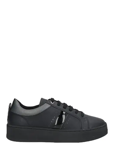 Geox Sneakers In Textile Fibers - Black