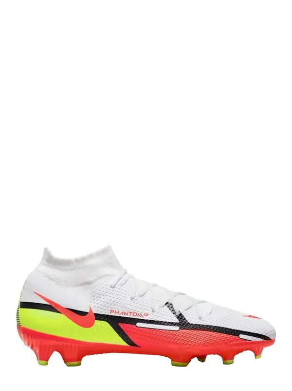 Nike Phantom Gt2 Pro Df Fg Sneaker - White/volt/crimson
