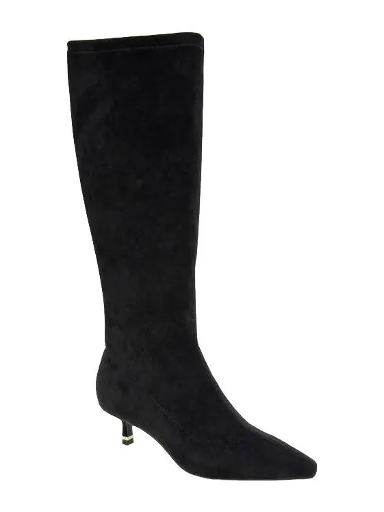 KENNETH COLE Meridith Knee High Boot - Black Microsuede