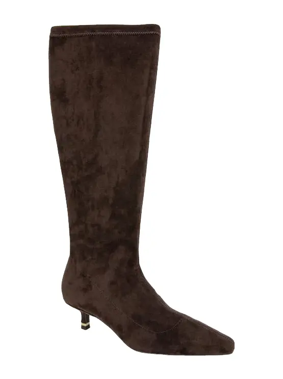 KENNETH COLE Meridith Knee High Boot - Chocolate Micro
