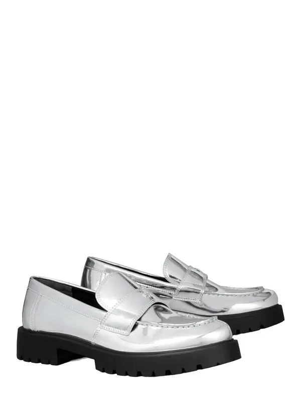 Tory Burch Platform Loafer - Argento