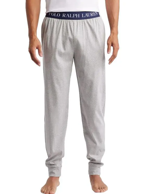 Polo Ralph Lauren Mercerized Cotton Pajama Joggers - Andover Heather