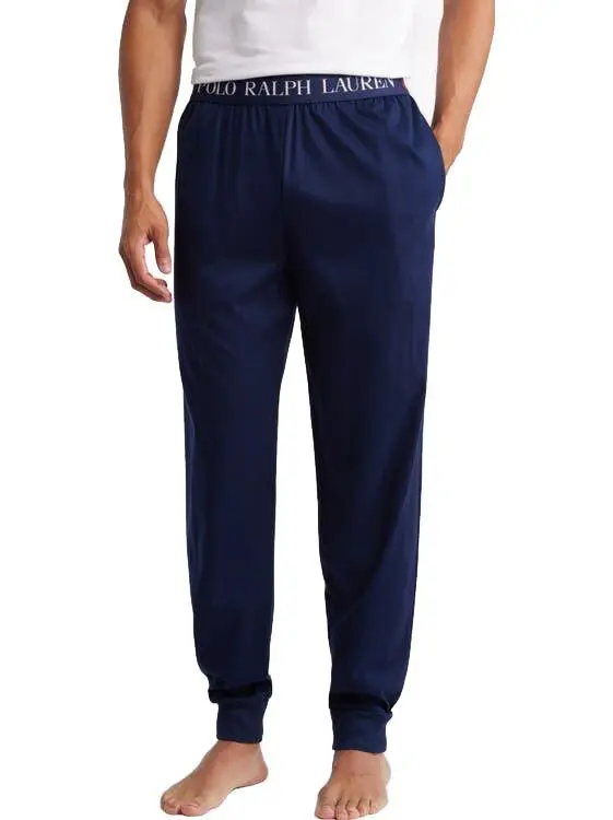 Polo Ralph Lauren Mercerized Cotton Pajama Joggers - Cruise Navy