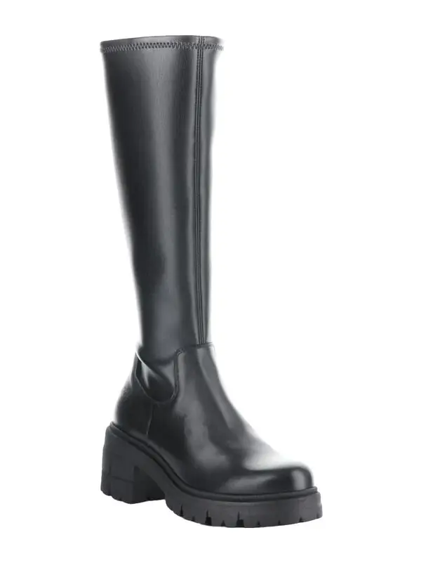 BOS. & CO. Brenna Waterproof Knee High Platform Boots - Black