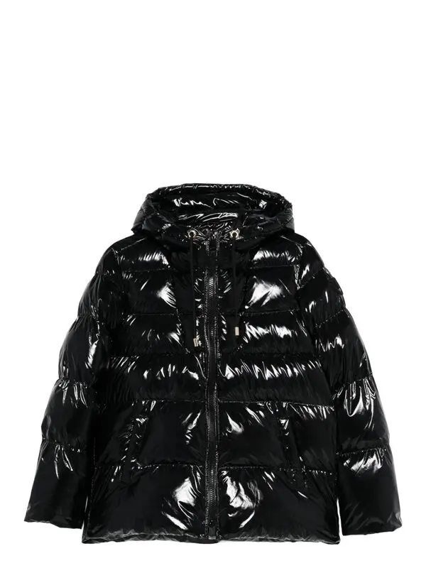 Pinko Quilted Coat - Black
