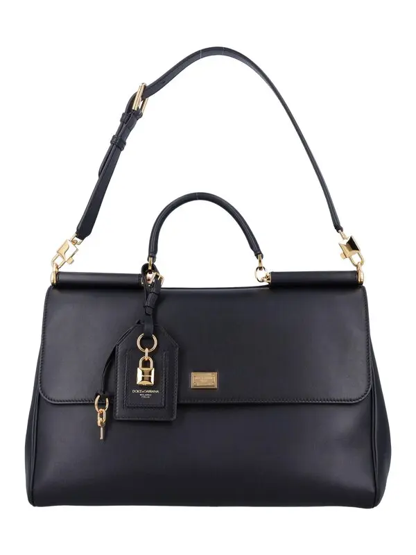 Dolce & Gabbana Sicily Large Bag - Black