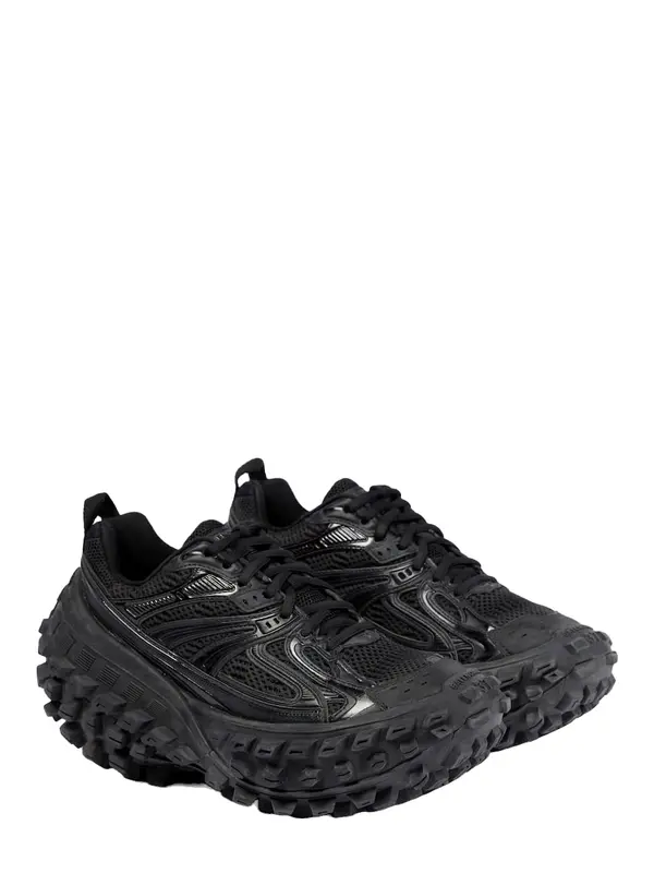 Balenciaga Bouncer Mesh Sneakers - Black
