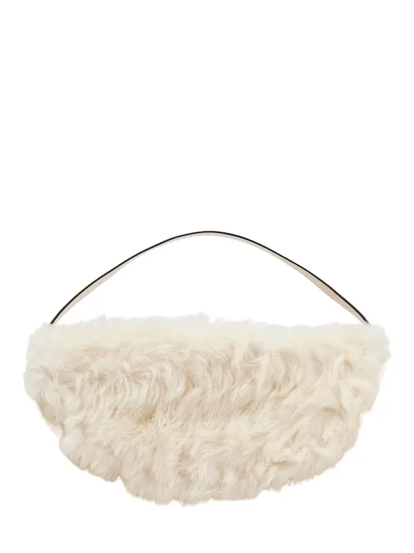 TOTEME T-lock Large Shoulder Bag - White