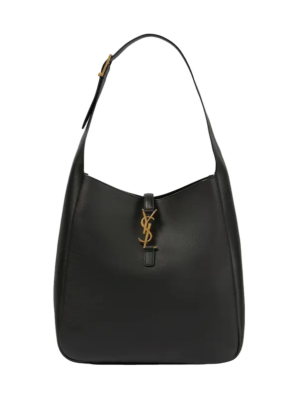 Saint Laurent Le 5 A 7 Supple Large Shoulder Bag - Black