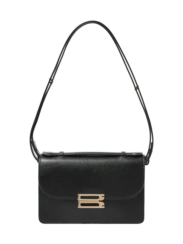 Victoria Beckham Mini Leather Shoulder Bag - Black