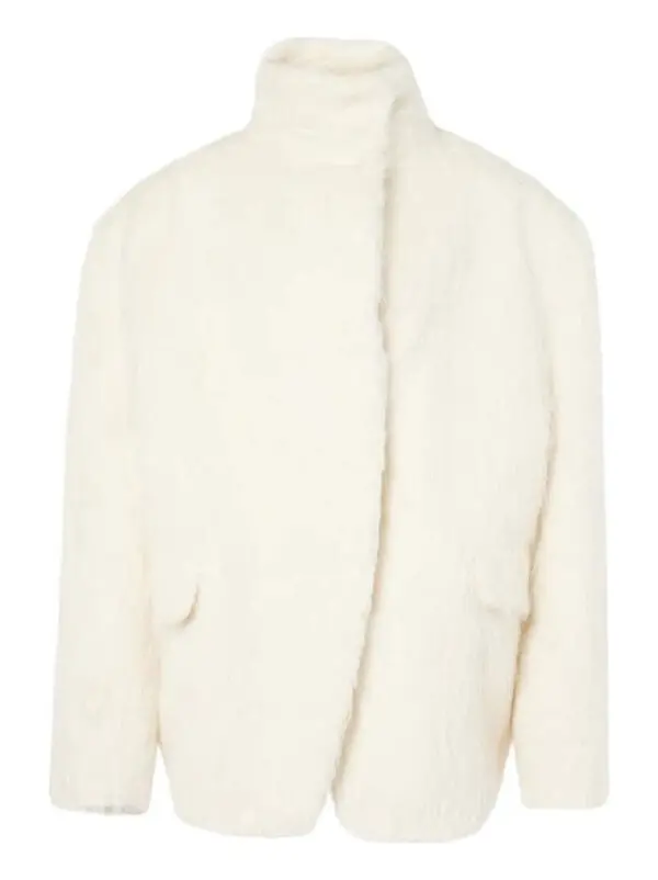 Magda Butrym Alpaca-blend Jacket - White