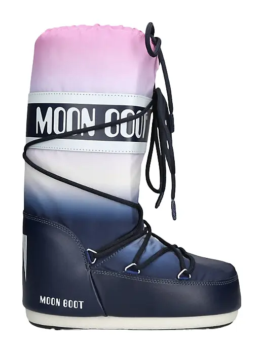 Moon Boot Icon Moonrise Logo-print Shell Boots - Blue Other
