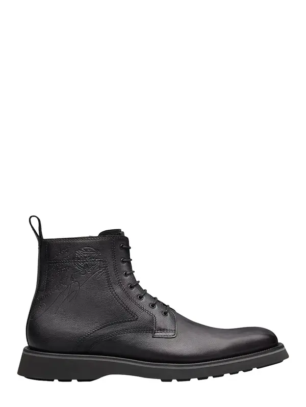 Berluti Alessio Zip Ankle Boots - Nero Grigio