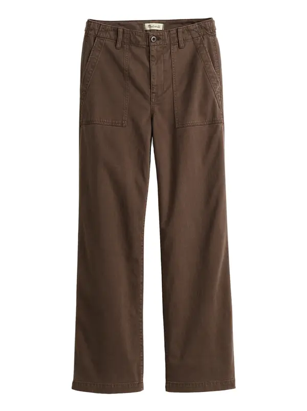 Madewell Tall Low-slung Baggy Utility Pants - Field Olive