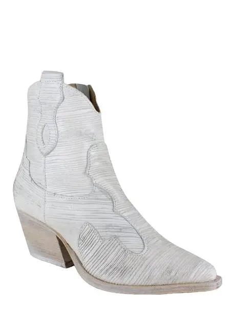 ZIGI Yuliana Western Boots - Off White Leather