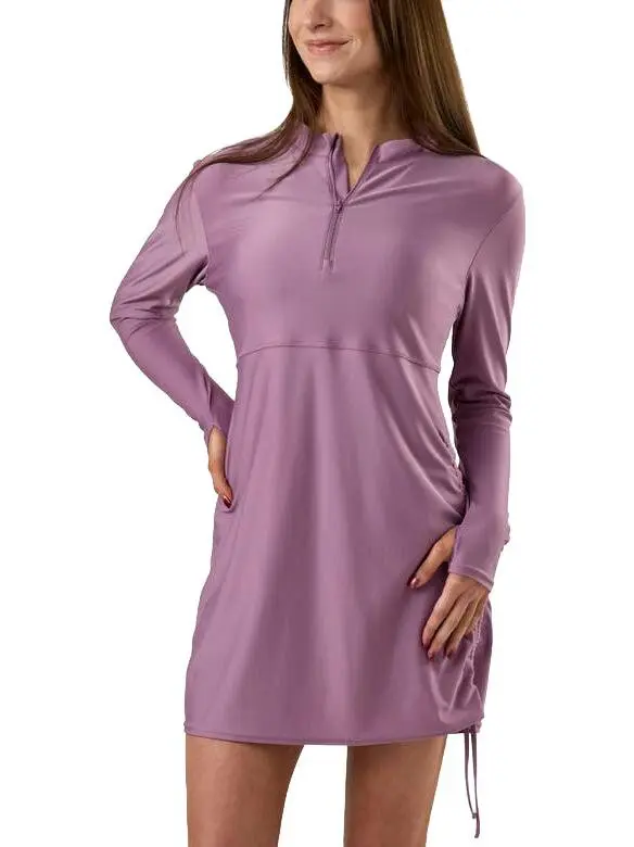 UV SKINZ Convertible Swim Shirtdress - Grape