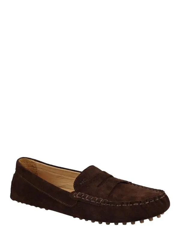 NATIONAL COMFORT Talulah Penny Loafer - Brown Suede