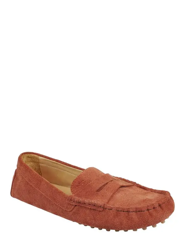 NATIONAL COMFORT Talulah Penny Loafer - Rust Suede