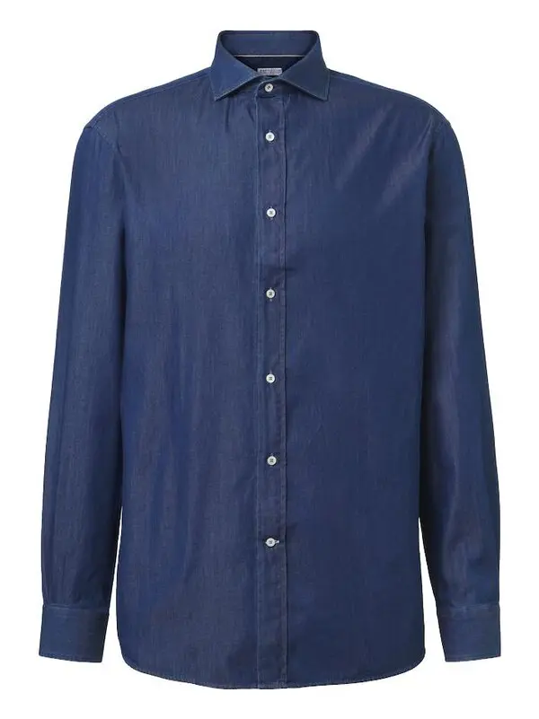 Brunello Cucinelli Denim Shirt - Blue