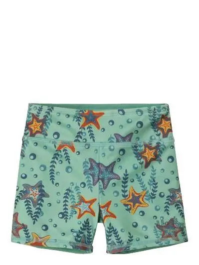 UV SKINZ Reversible Active Swim Shorts - Dancing Starfish/seaglass