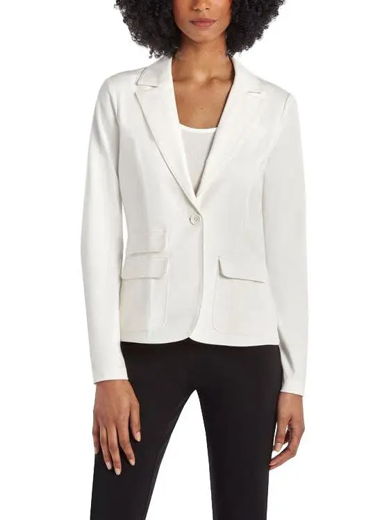 CAPSULE 121 The Samaritan Knit Blazer - Ivory