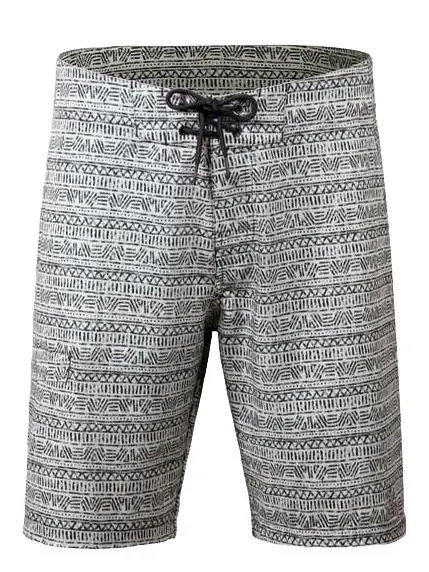 UV SKINZ Coastal Board Shorts 9 Inch - Cool Grey Aztec Stripe