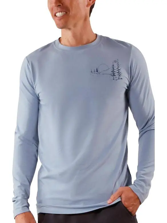 UV SKINZ Long Sleeve Everyday Tee - Moon Dust