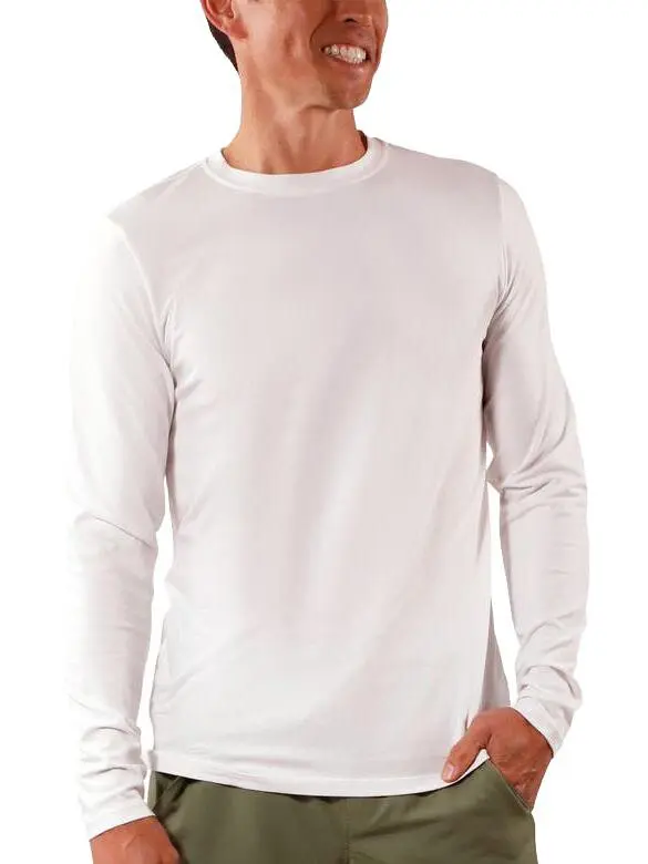 UV SKINZ Long Sleeve Everyday Tee - White