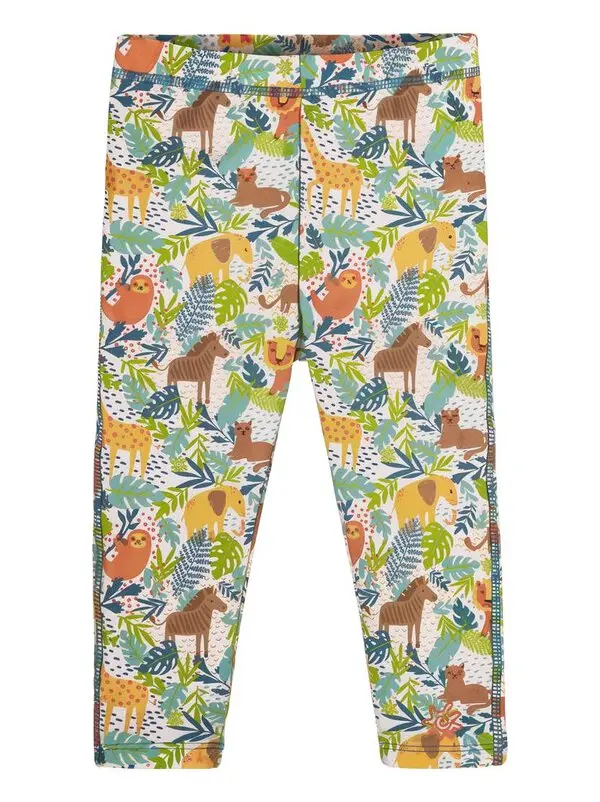 UV SKINZ Baby Swim Leggings - Jungle Friends