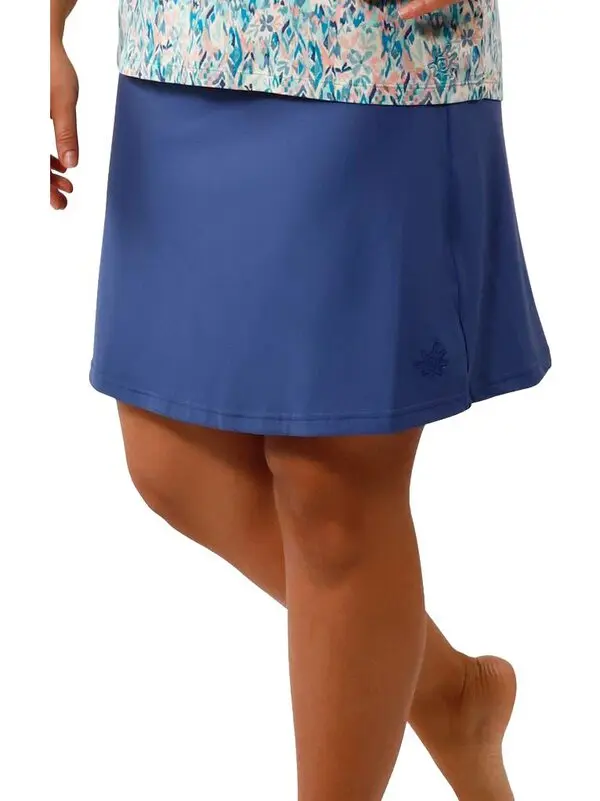 UV SKINZ Travel Skort - Washed Navy