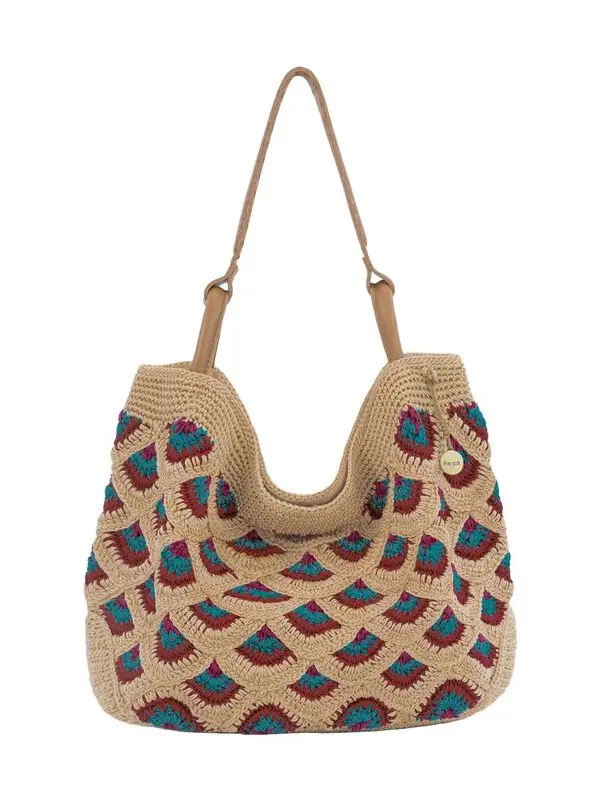THE SAK Los Feliz Large Leather Tote Bag - Bamboo Mermaid