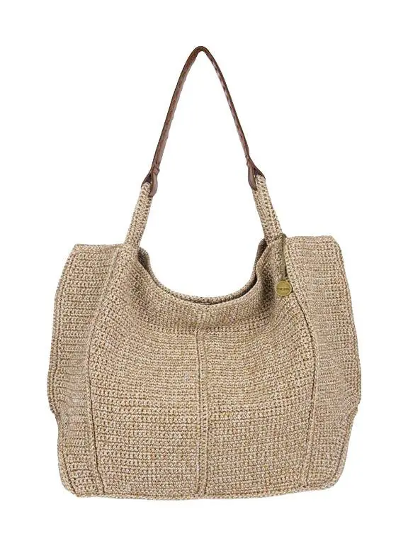 THE SAK Los Feliz Large Hand Crochet Tote Bag - Bamboo Static
