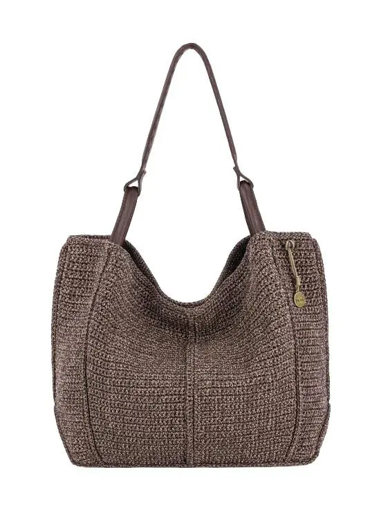 THE SAK Los Feliz Large Hand Crochet Tote Bag - Nutmeg Static