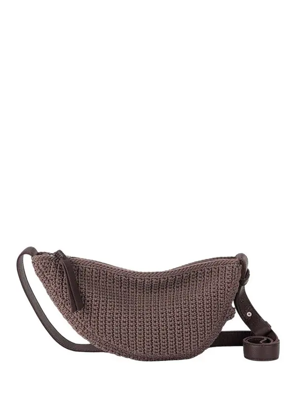 THE SAK Tess Sling Crochet Bag - Mushroom