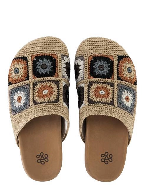 THE SAK Bolinas Crochet Clogs - Acorn Patch