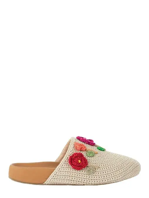 THE SAK Bolinas Crochet Clogs - Flower Ecru