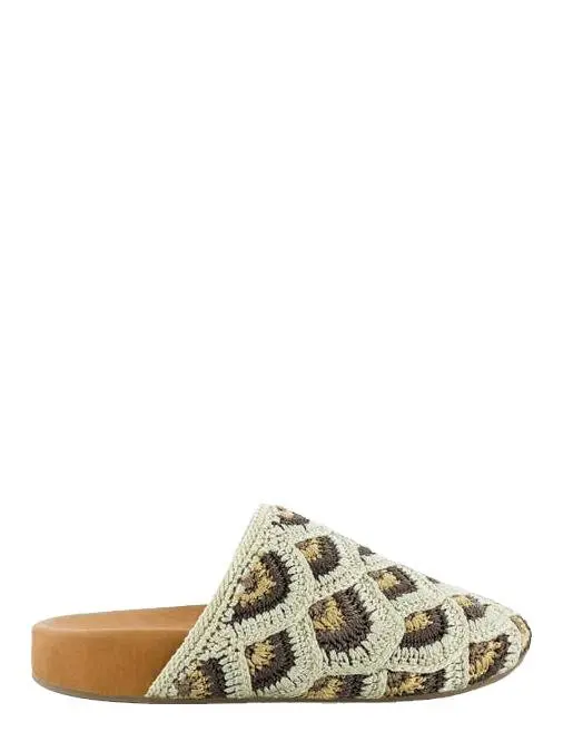 THE SAK Bolinas Crochet Clogs - Natural Mermaid