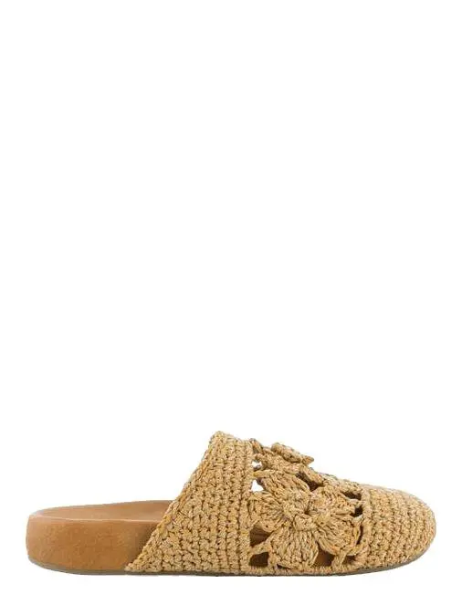 THE SAK Bolinas Crochet Clogs - Natural Tonal Flower