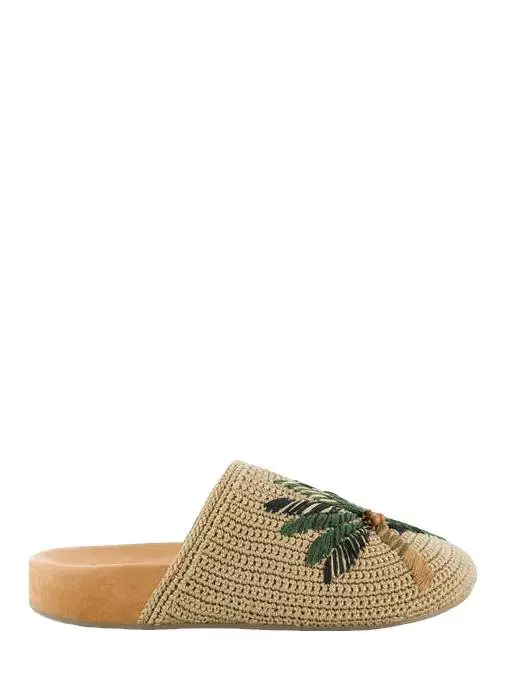 THE SAK Bolinas Crochet Clogs - Palm Tree