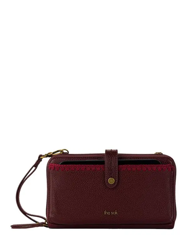 THE SAK Iris Smartphone Crossbody Bag - Black Cherry
