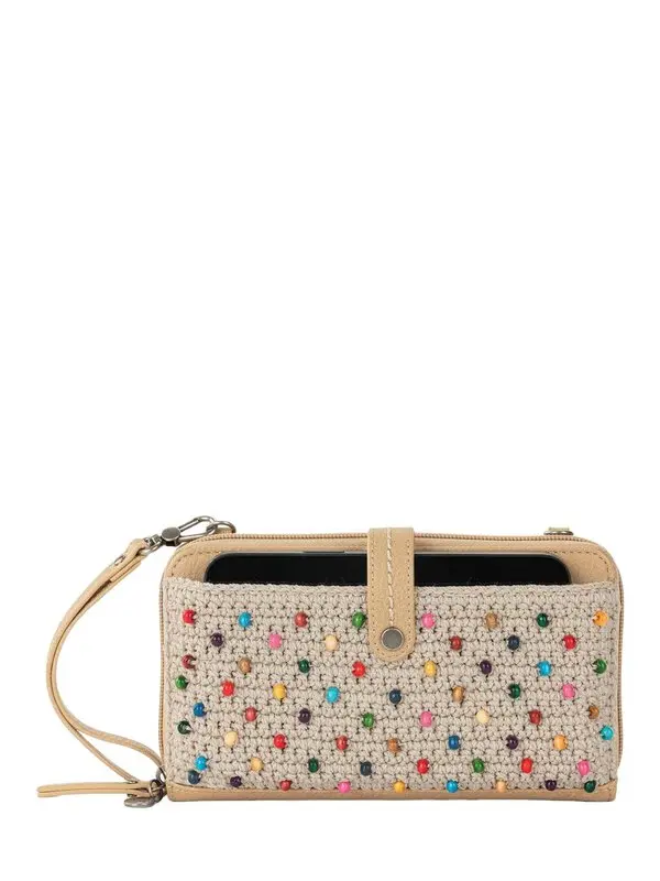 THE SAK Iris Smartphone Crossbody Bag - Ecru Multi Beads Full