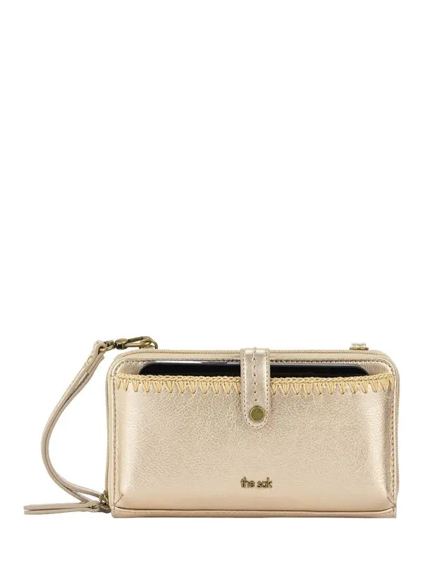 THE SAK Iris Smartphone Crossbody Bag - Light Gold