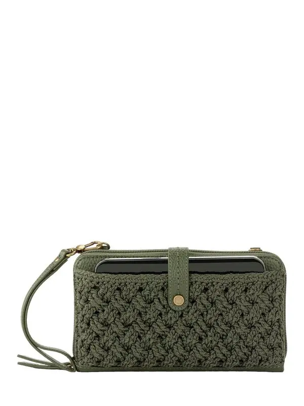 THE SAK Iris Smartphone Crossbody Bag - Moss Cozy