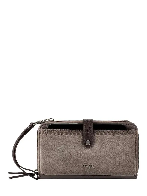 THE SAK Iris Smartphone Crossbody Bag - Mushroom Suede